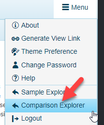 Comparison Explorer - omicsoft doc